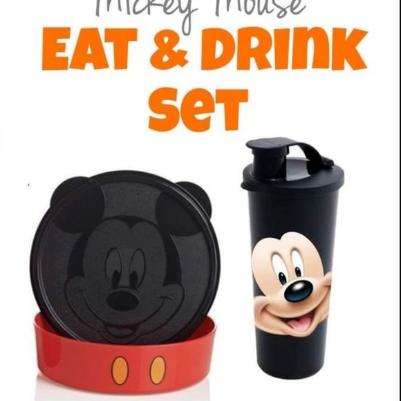 Tupperware | Kitchen | Tupperware Mickey Mouse Eat Drink Setnwot | Poshmark